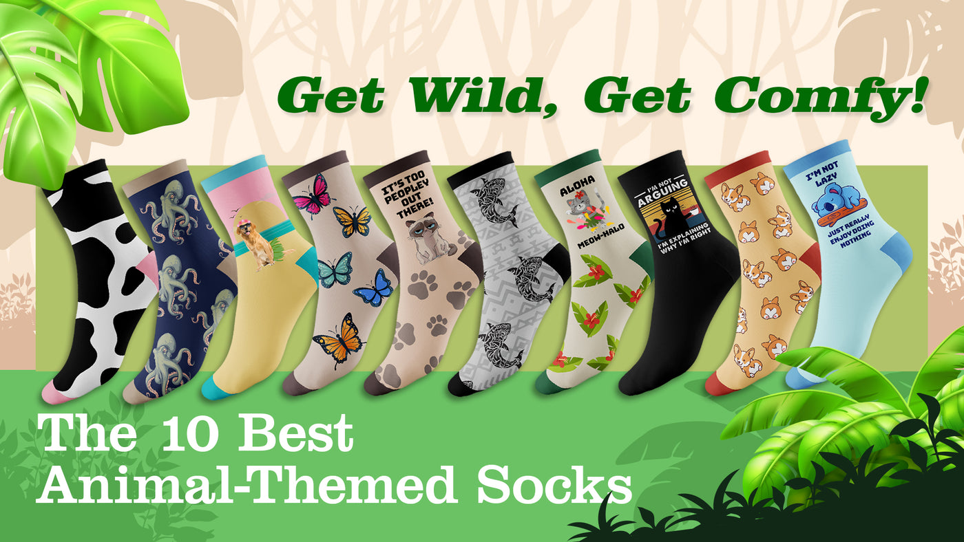 The Top 10 Funny Socks That Will Knock Your Shoes Off! | Just Fun Socks