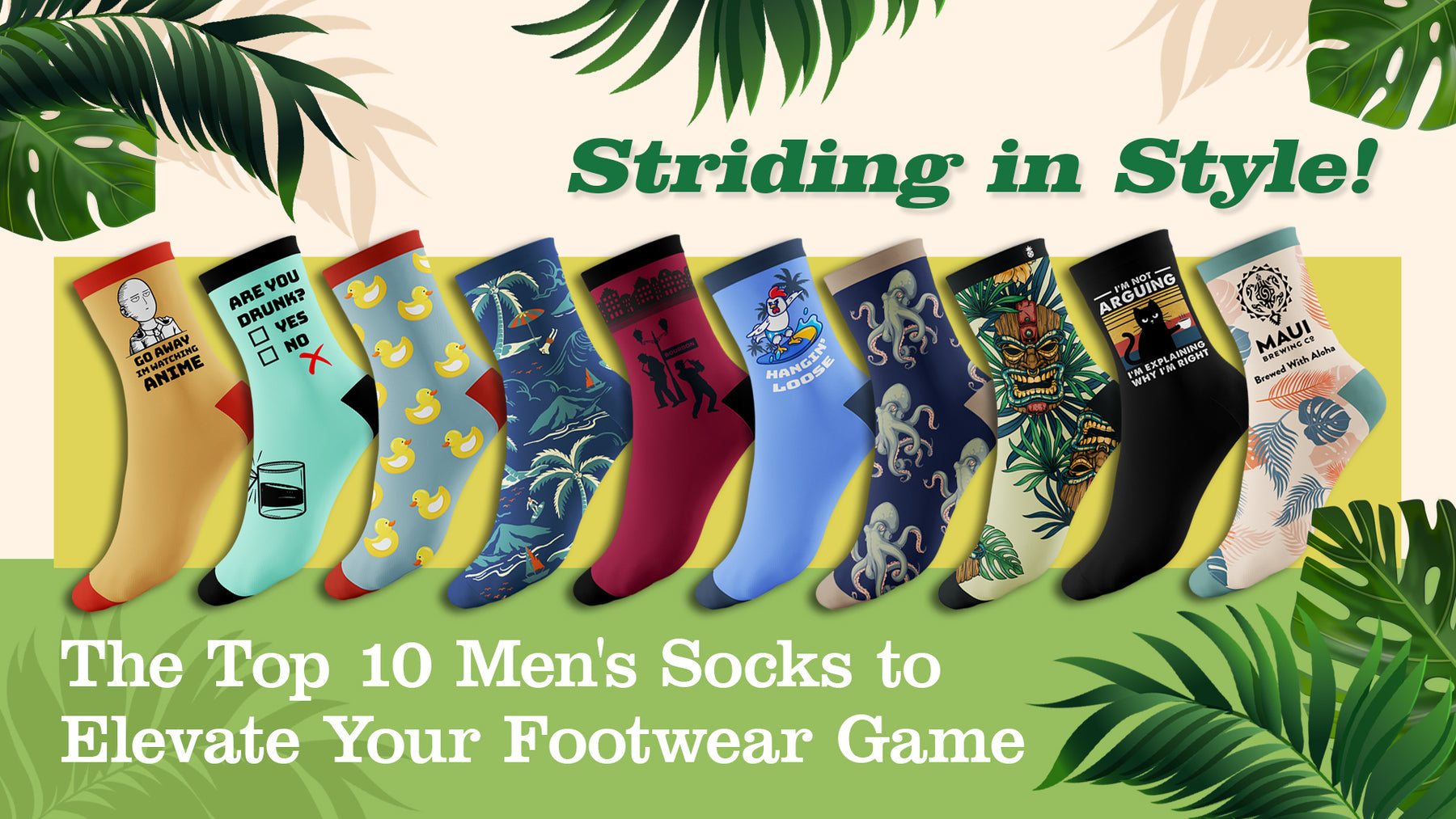 The Top 10 Funny Socks That Will Knock Your Shoes Off! | Just Fun Socks