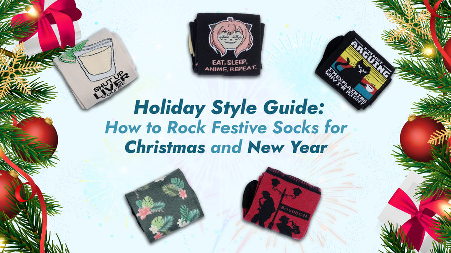 How to Rock Festive Socks for Christmas and New Year | Just Fun Socks